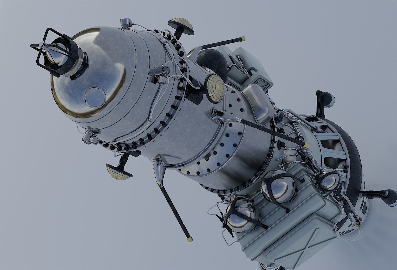 Luna 10 3D model | CGTrader