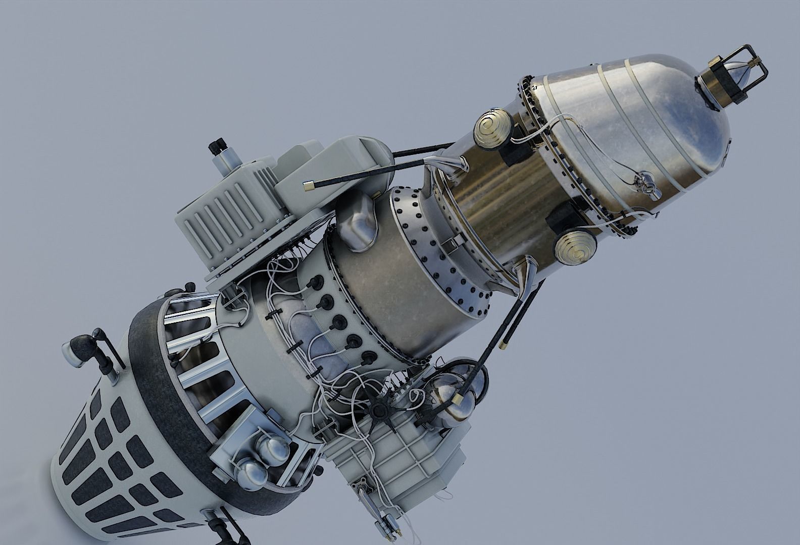 Luna 10 3D model | CGTrader