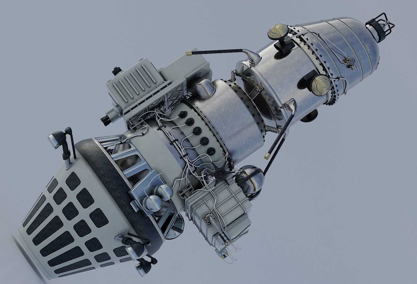 Luna 10 3D model | CGTrader
