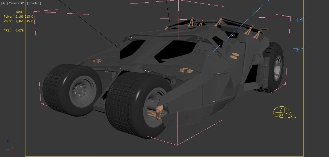 Batman Tumbler Batmobile 3D model | CGTrader