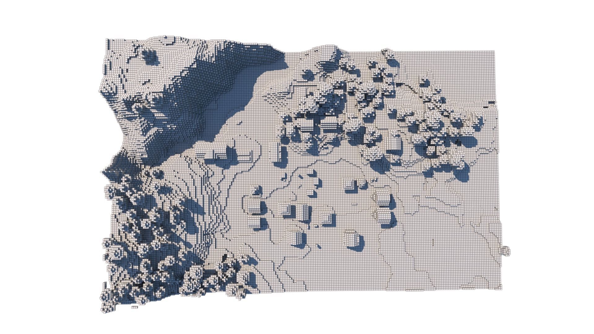 Minecraft Village 3D Model 3D model | CGTrader