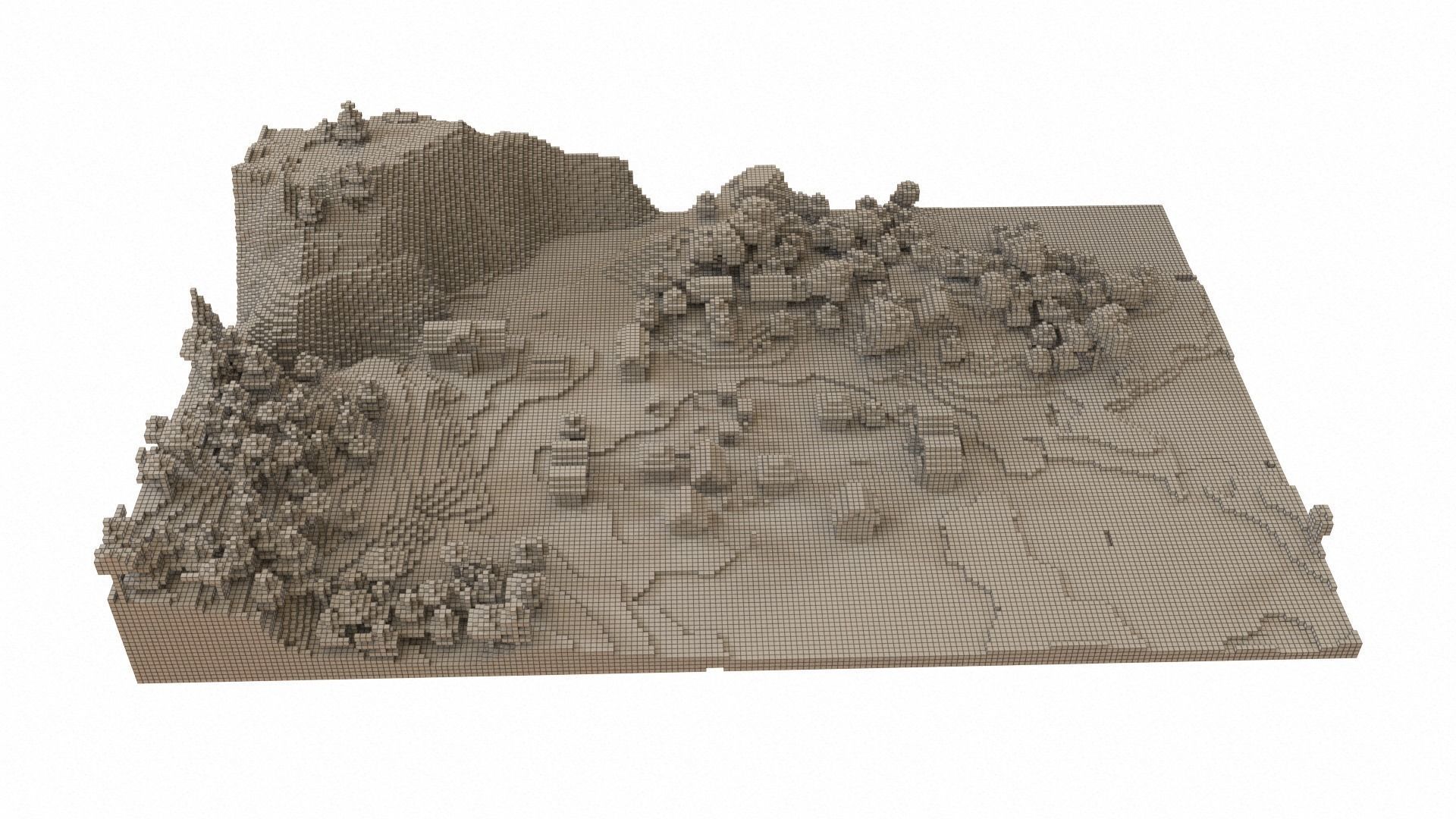 Minecraft Village 3D Model 3D model | CGTrader