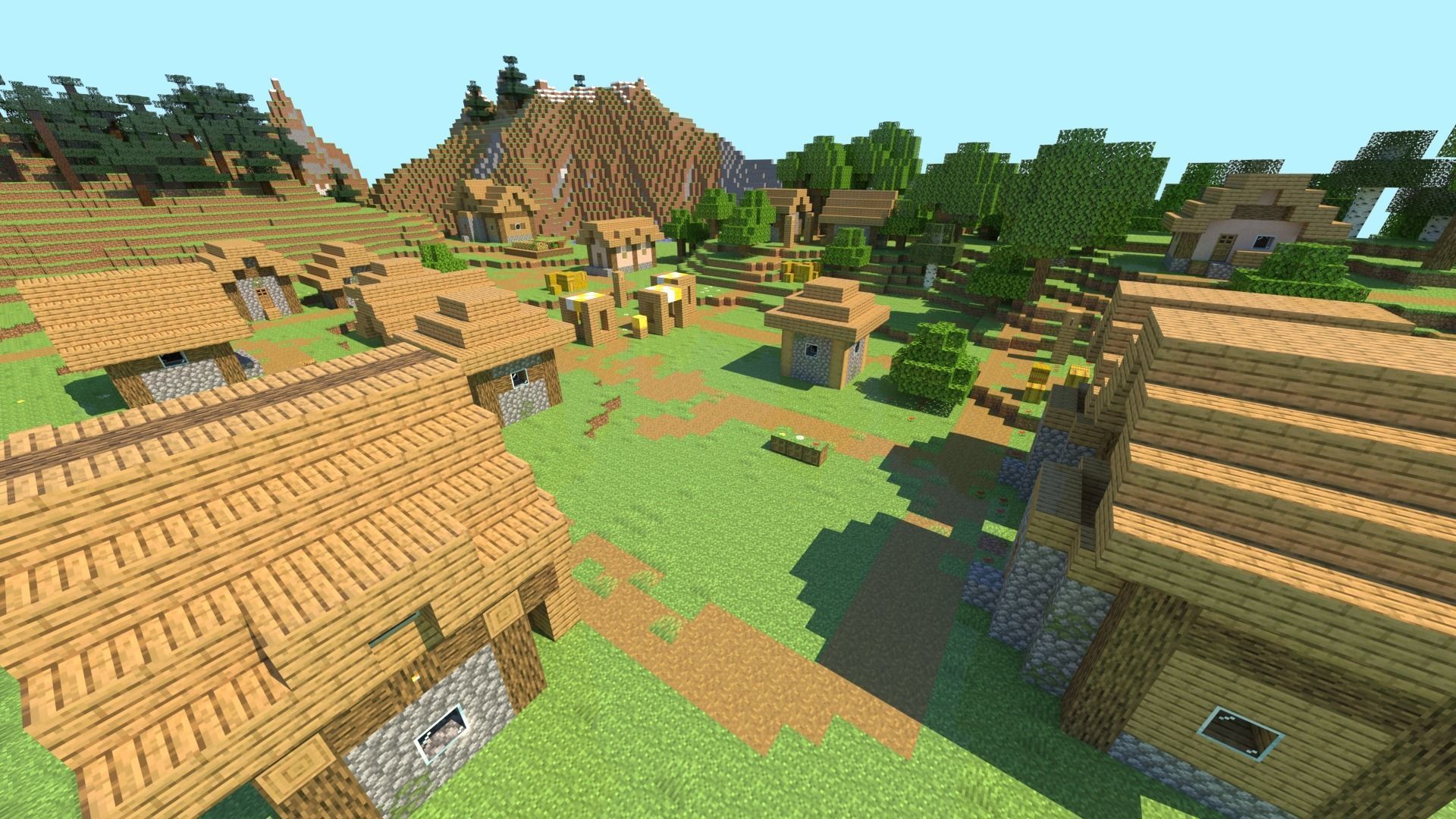 Minecraft Village 3D Model 3D model | CGTrader