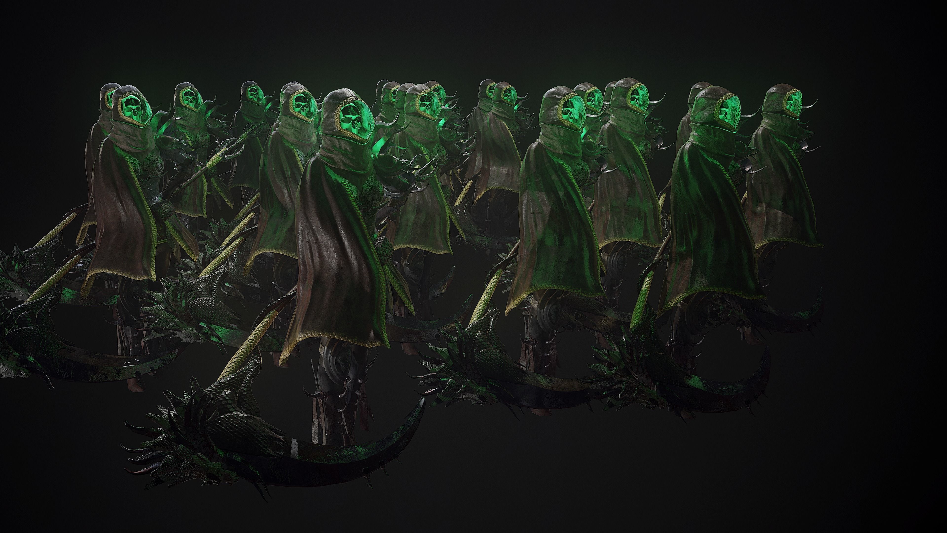 3D model Dragon Scythe weapon VR / AR / low-poly | CGTrader