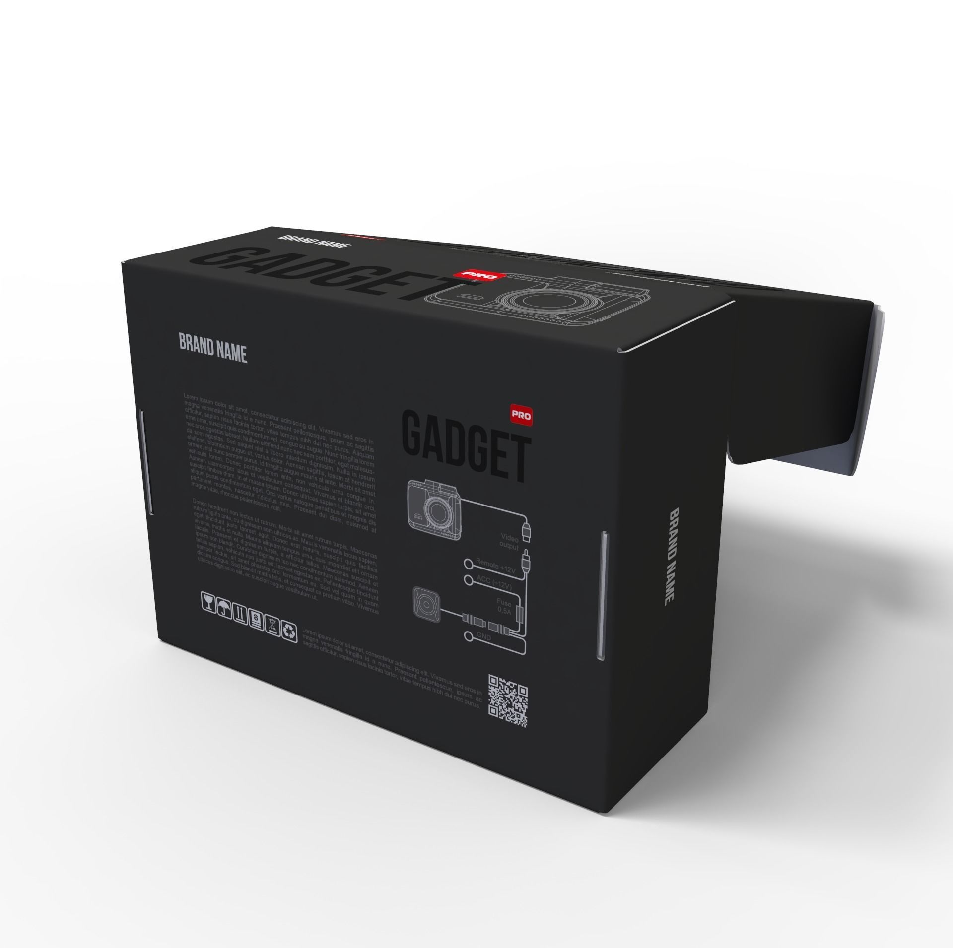 Self-assembly box 3D model | CGTrader