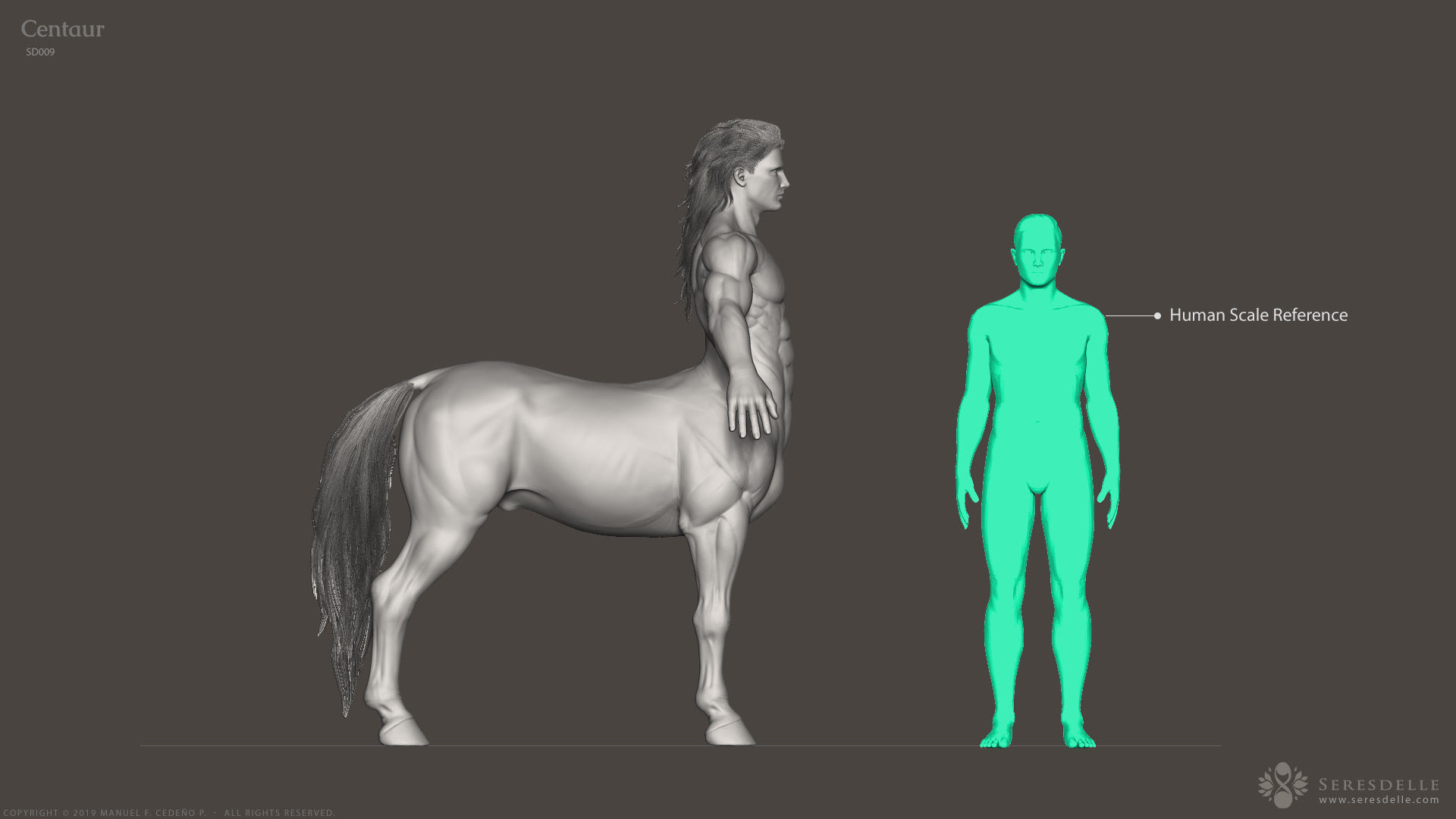 Centaur - Highpoly Sculpture 3D model | CGTrader