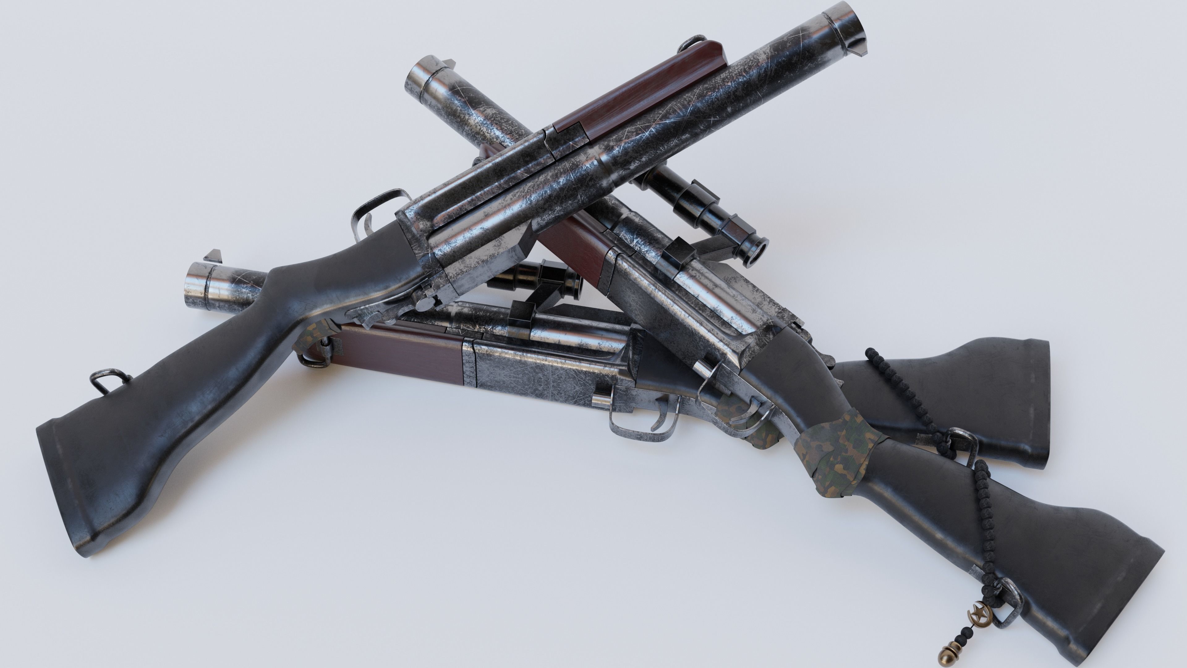 M79 GRENADE LAUNCHER REALISTIC PBR 3D model | CGTrader