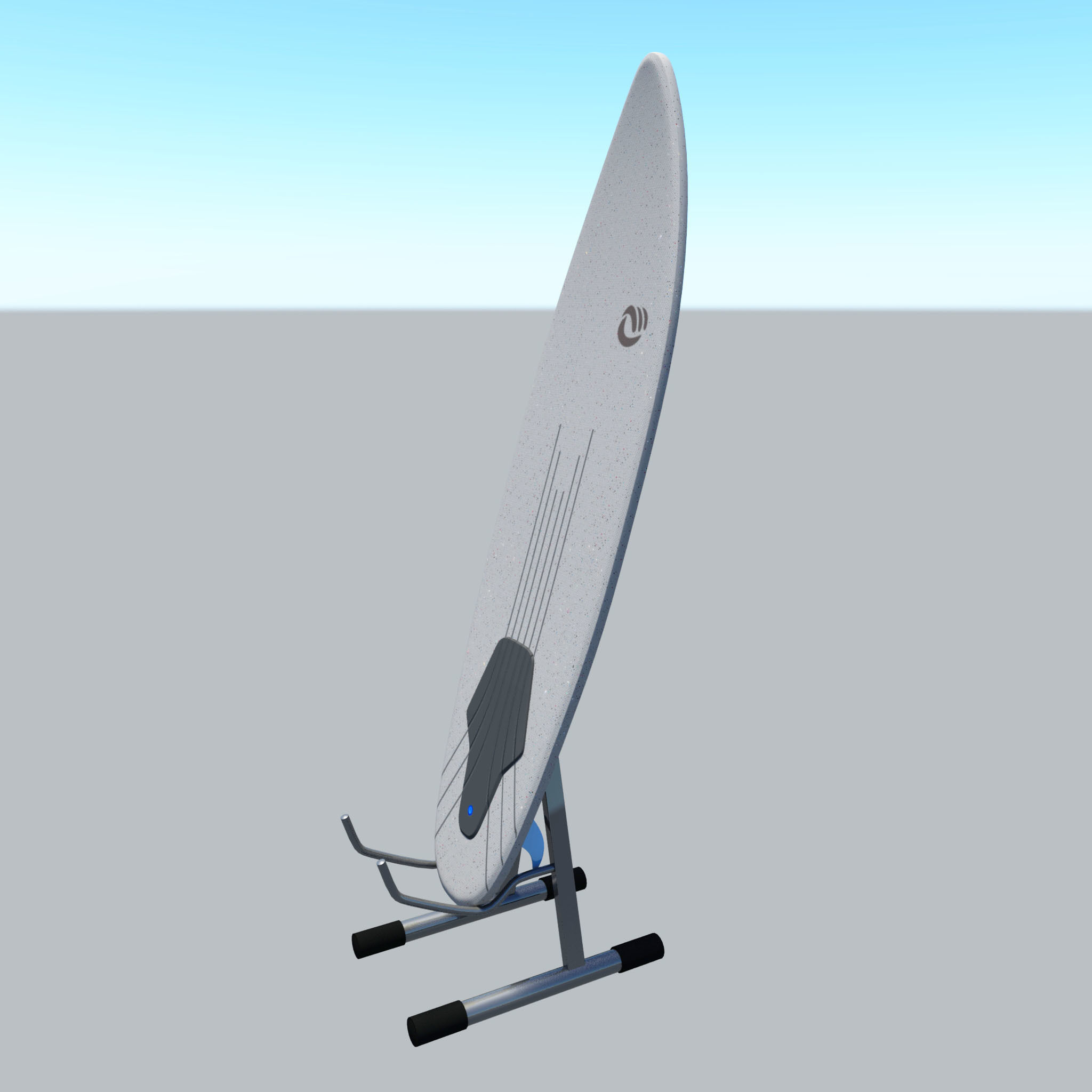 3D model powered surfboard VR / AR / low-poly | CGTrader