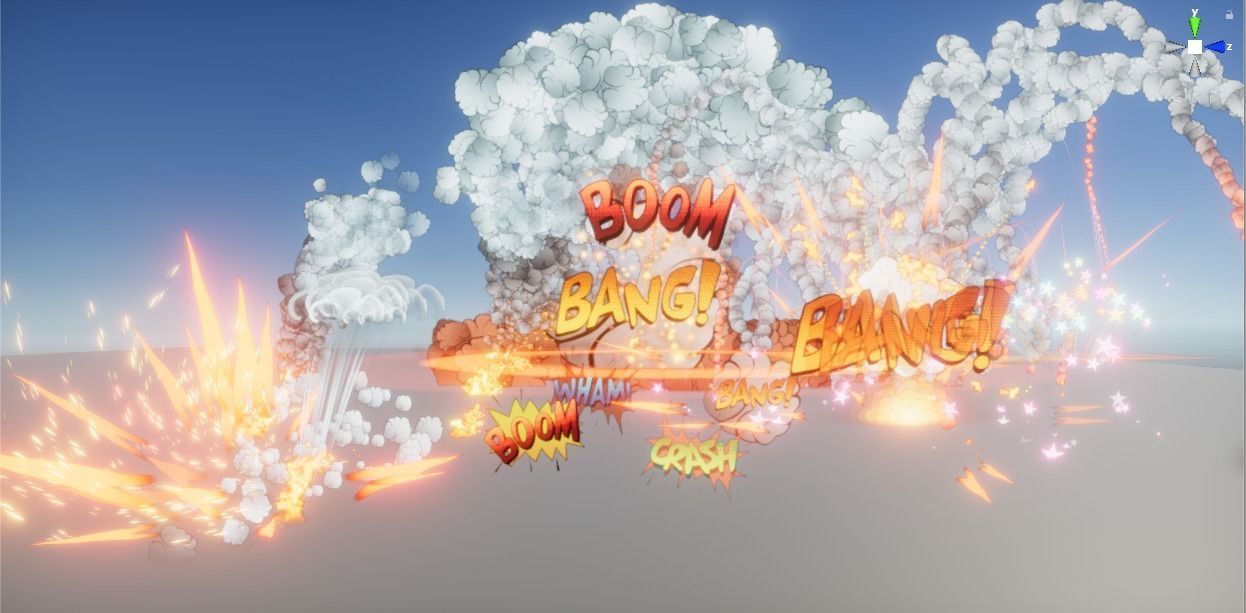 Comics VFX kitbash 3D model | CGTrader