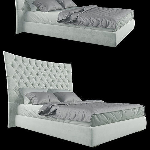 DORELAN BRIGHTON BED 3D model | CGTrader