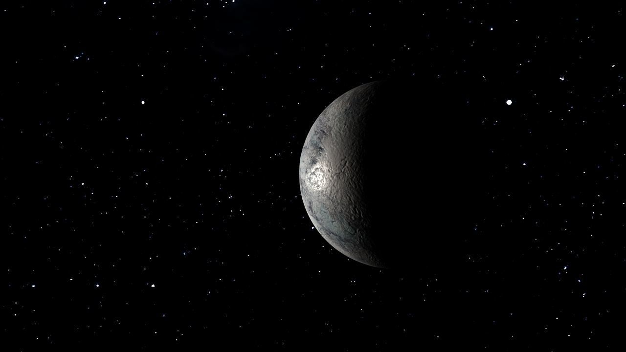 3D model DWARF PLANET---ERIS 4K VR / AR / low-poly rigged animated ...