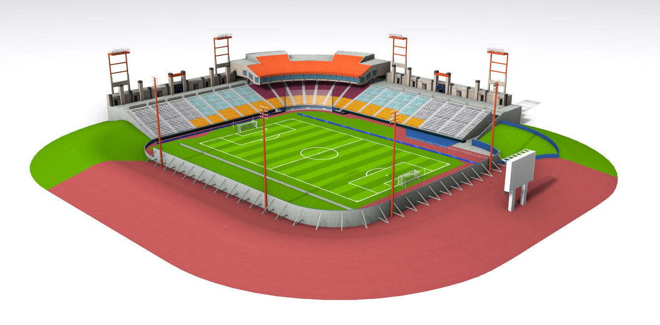 3D model Cashman Field Stadium VR / AR / low-poly | CGTrader