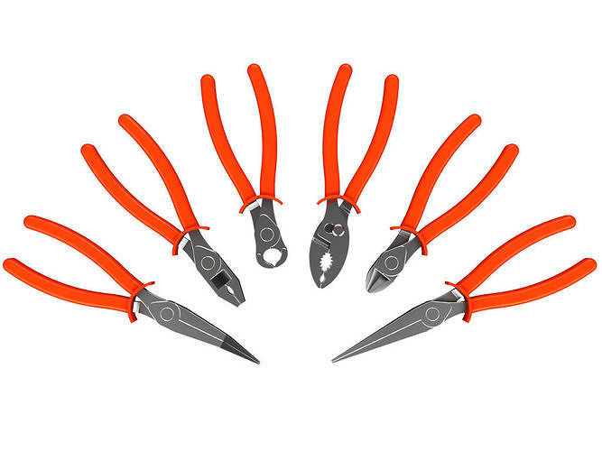 Plier Set 3D model | CGTrader
