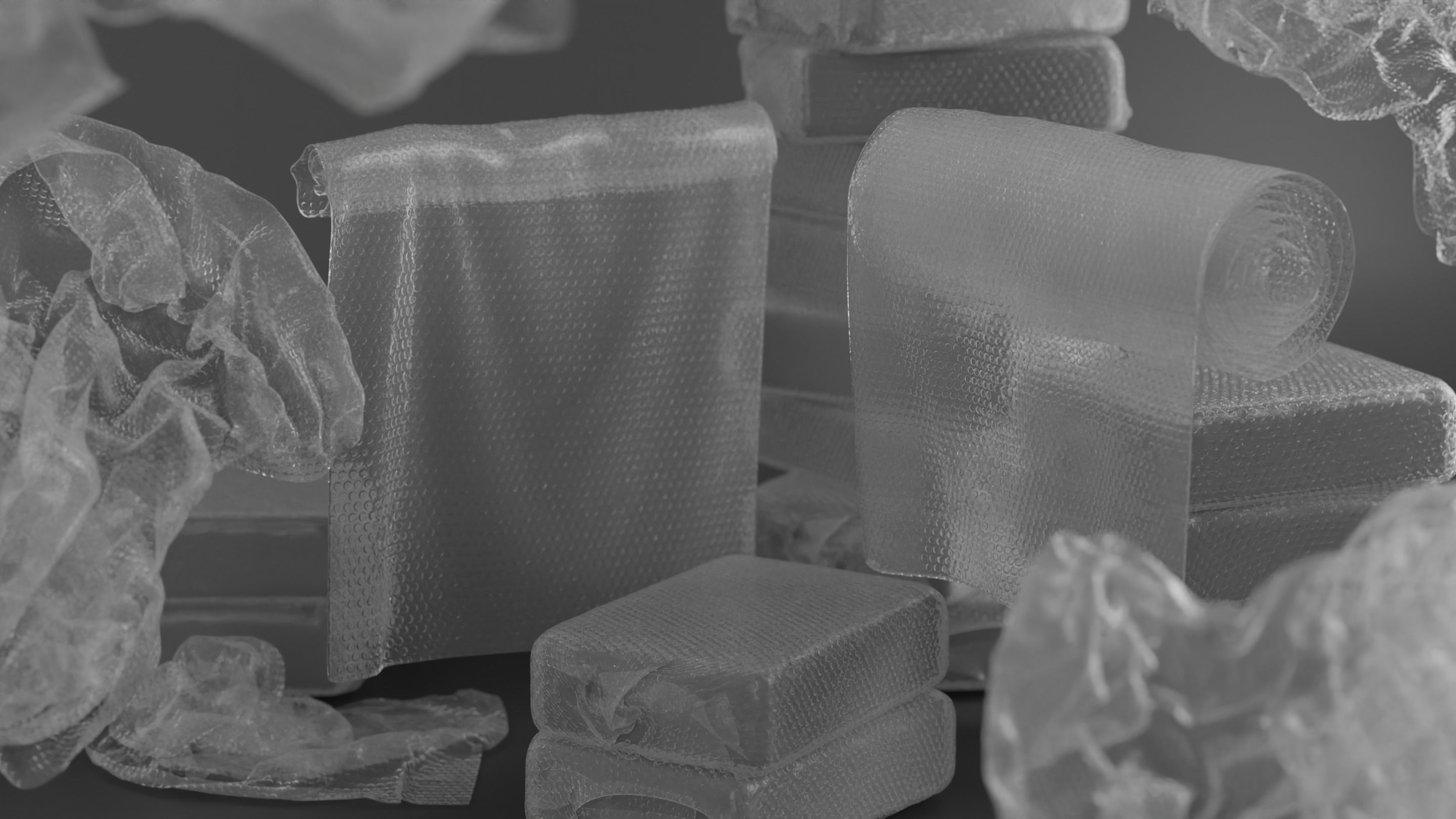 Bubble Wrap Objects 3D model | CGTrader