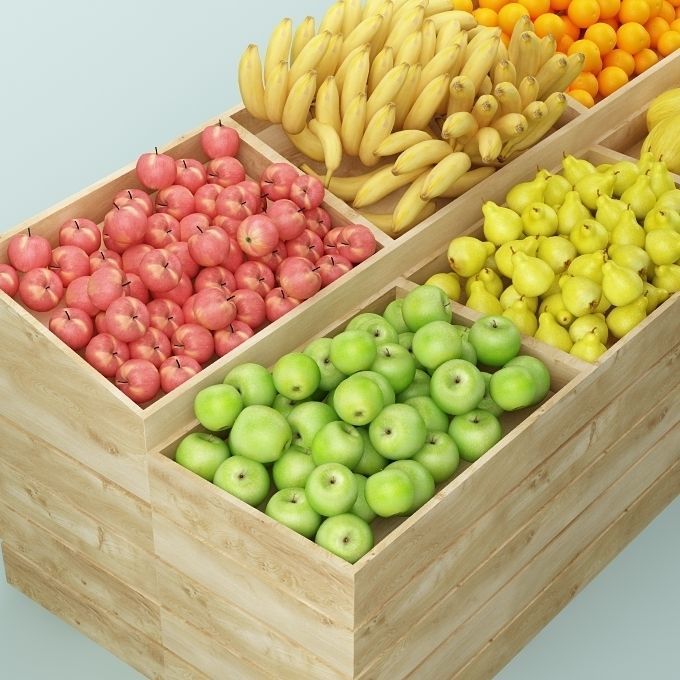 Store Fruits Stand 06 3D model | CGTrader