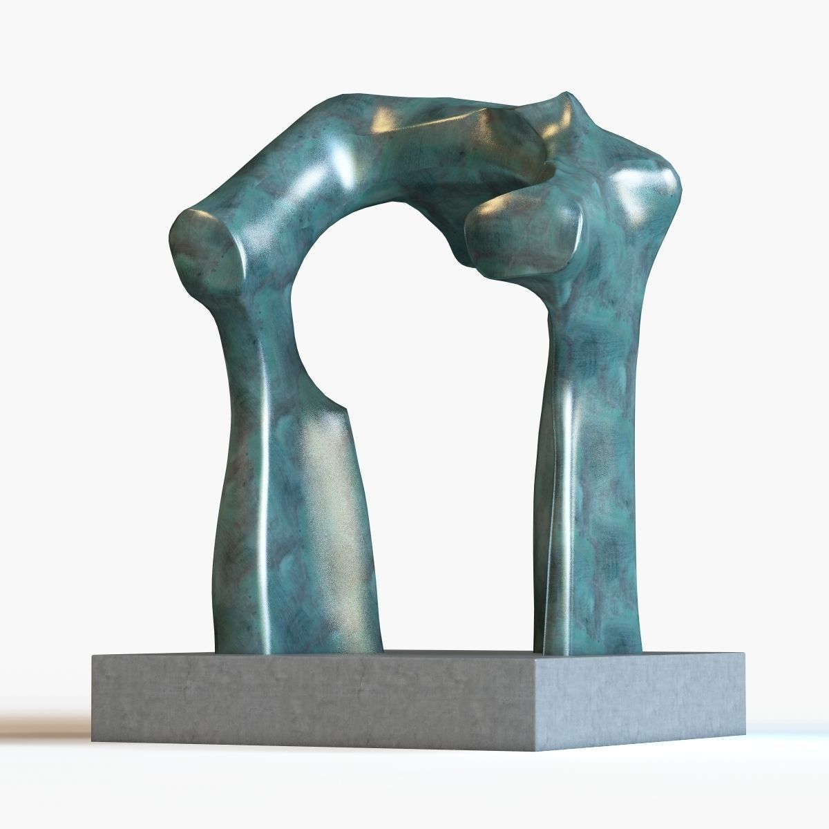 Henry Moore - Large Torso 3D model | CGTrader