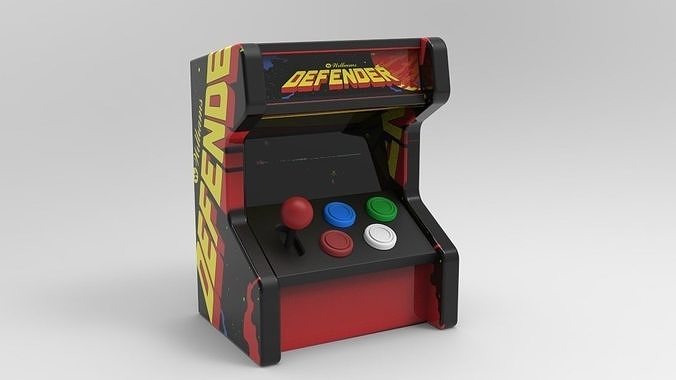 Mini arcade game toy 3D model | CGTrader