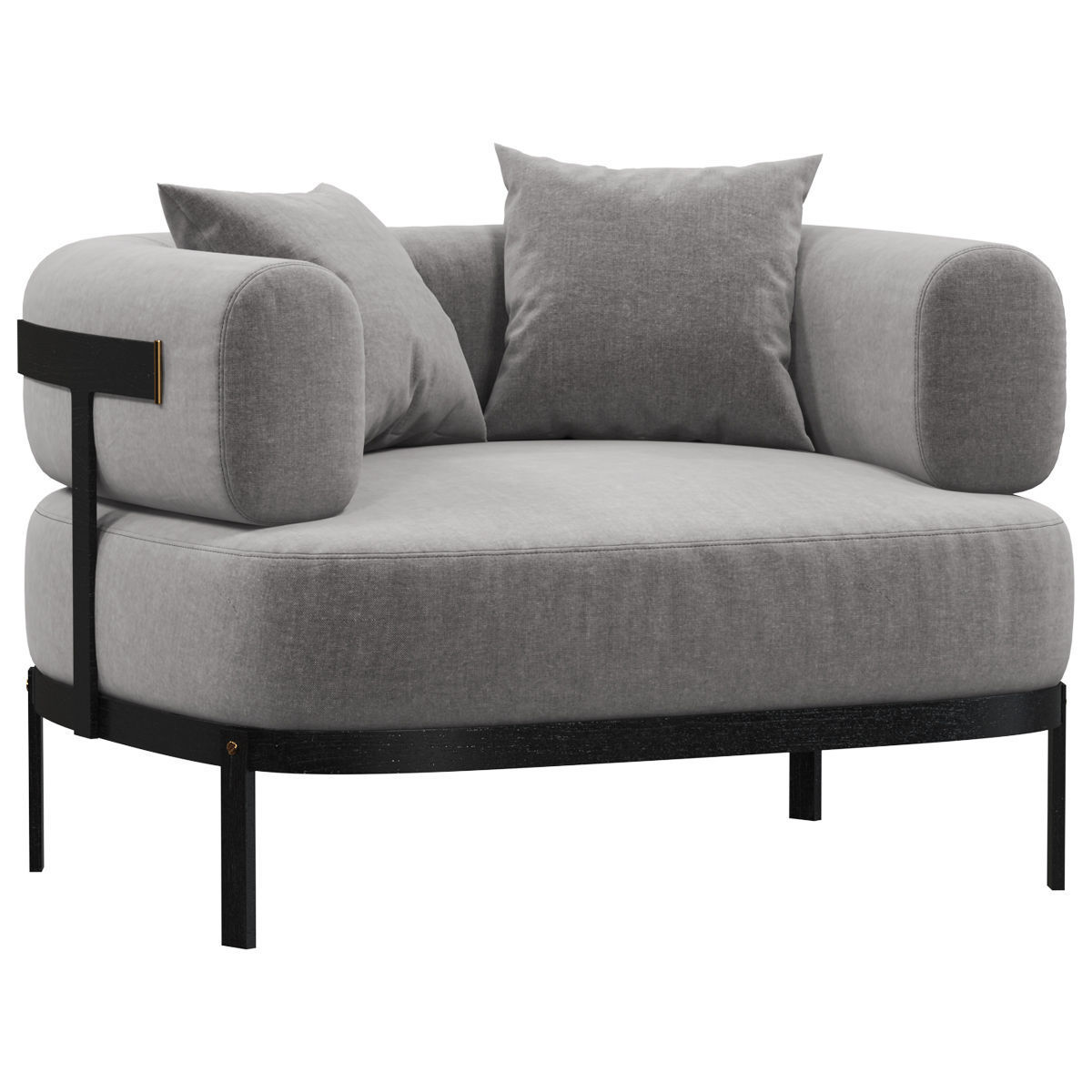 Baxter Belt armchair 3D model | CGTrader