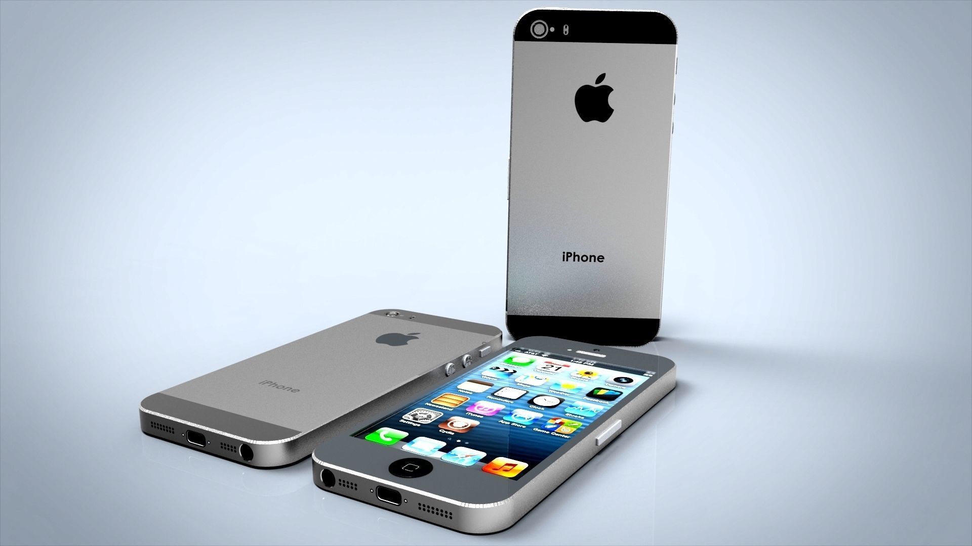 iphone 5s 3D model 3D printable | CGTrader