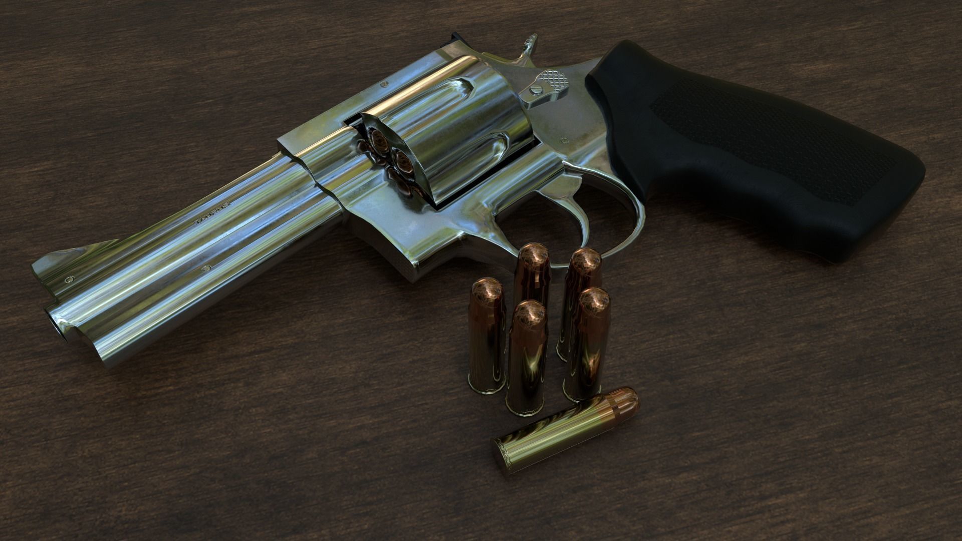 Taurus 44 4 Inch 3D Model 3D model | CGTrader