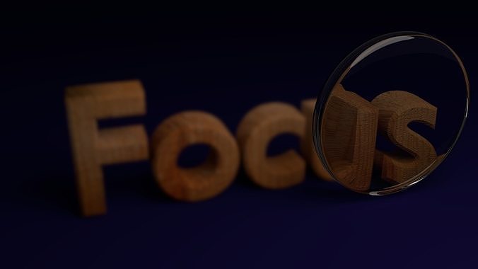 Focus Text Animation 3D model animated | CGTrader