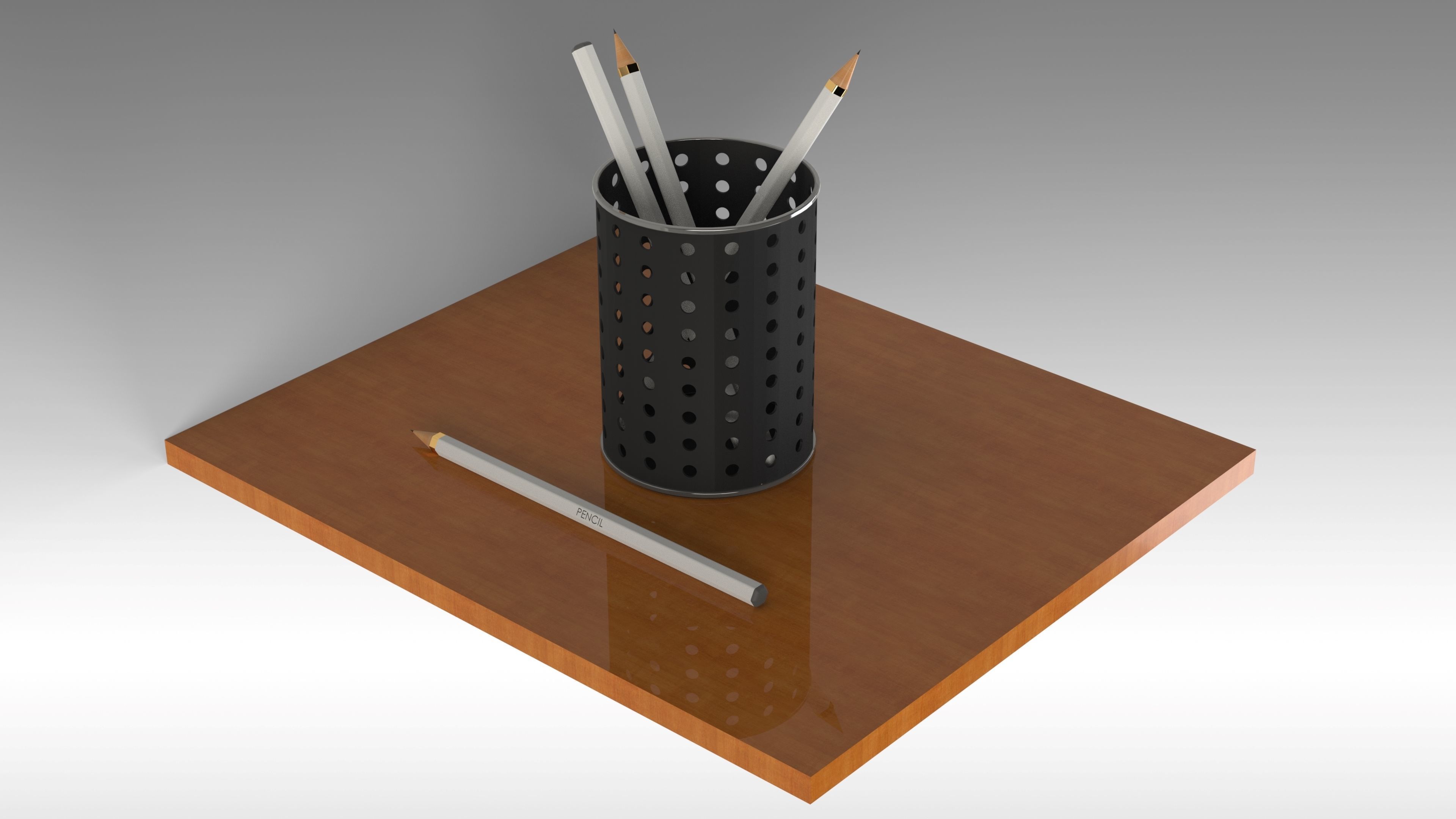 Pencil Case 3D model | CGTrader