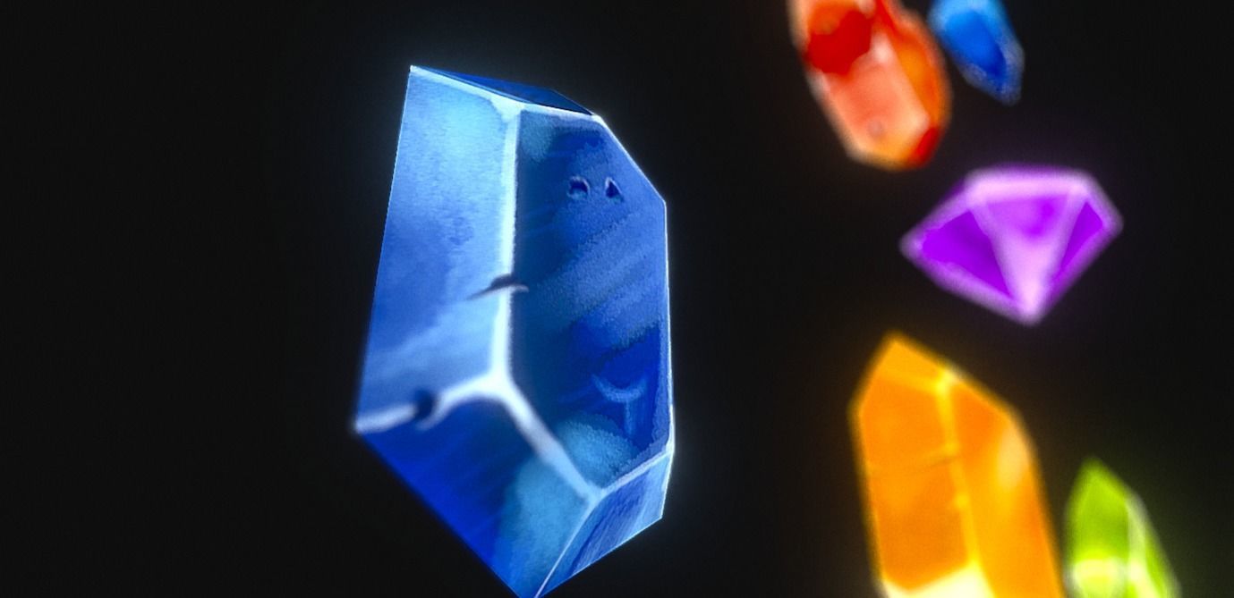 3D model Gem Stone Collection - Lowpoly VR / AR / low-poly | CGTrader