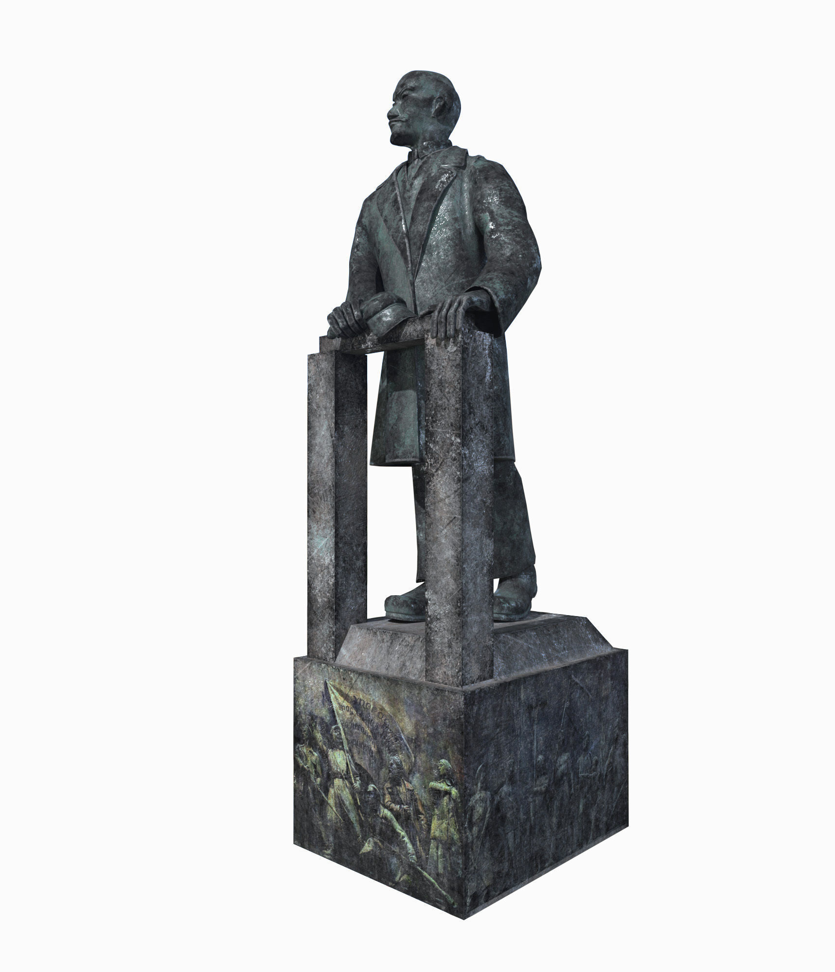 3D model Lenin statue VR / AR / low-poly | CGTrader
