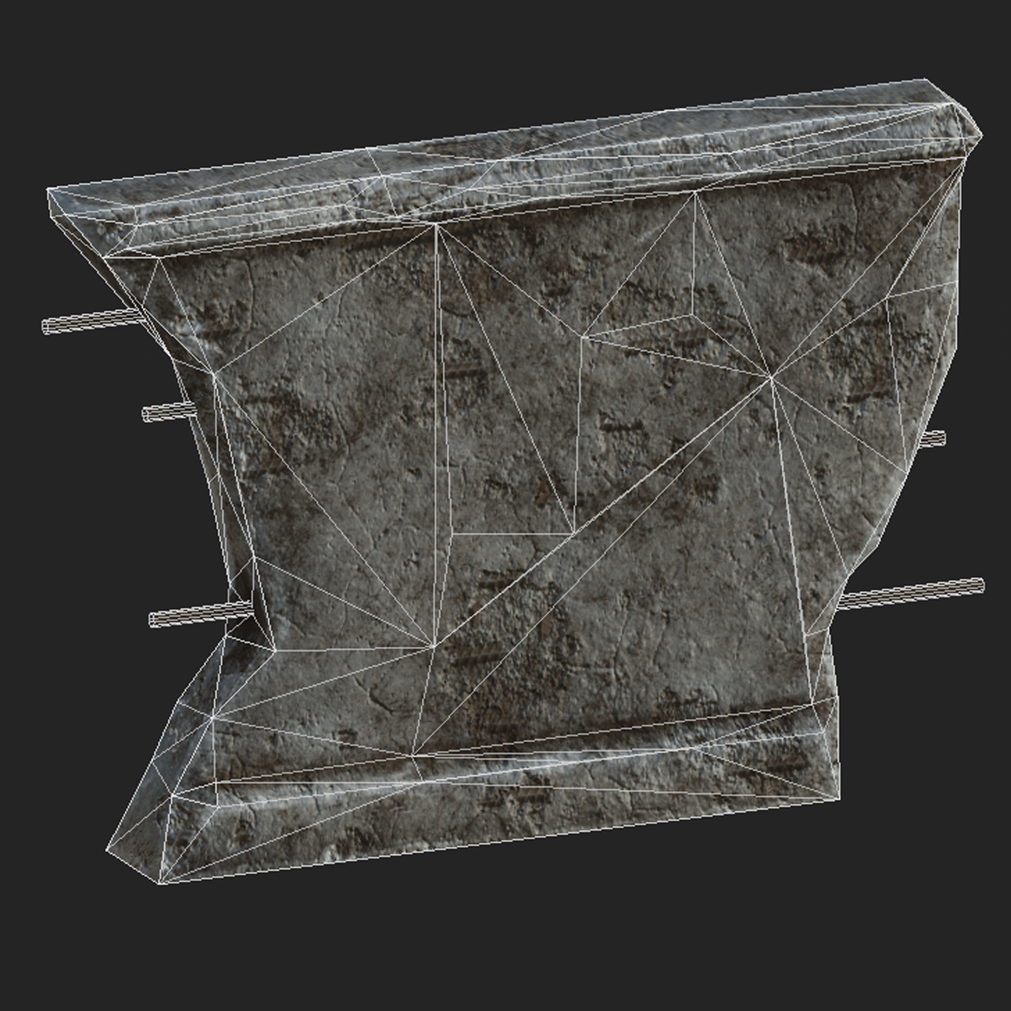 3D model Wall Lowpoly Pack VR / AR / low-poly | CGTrader