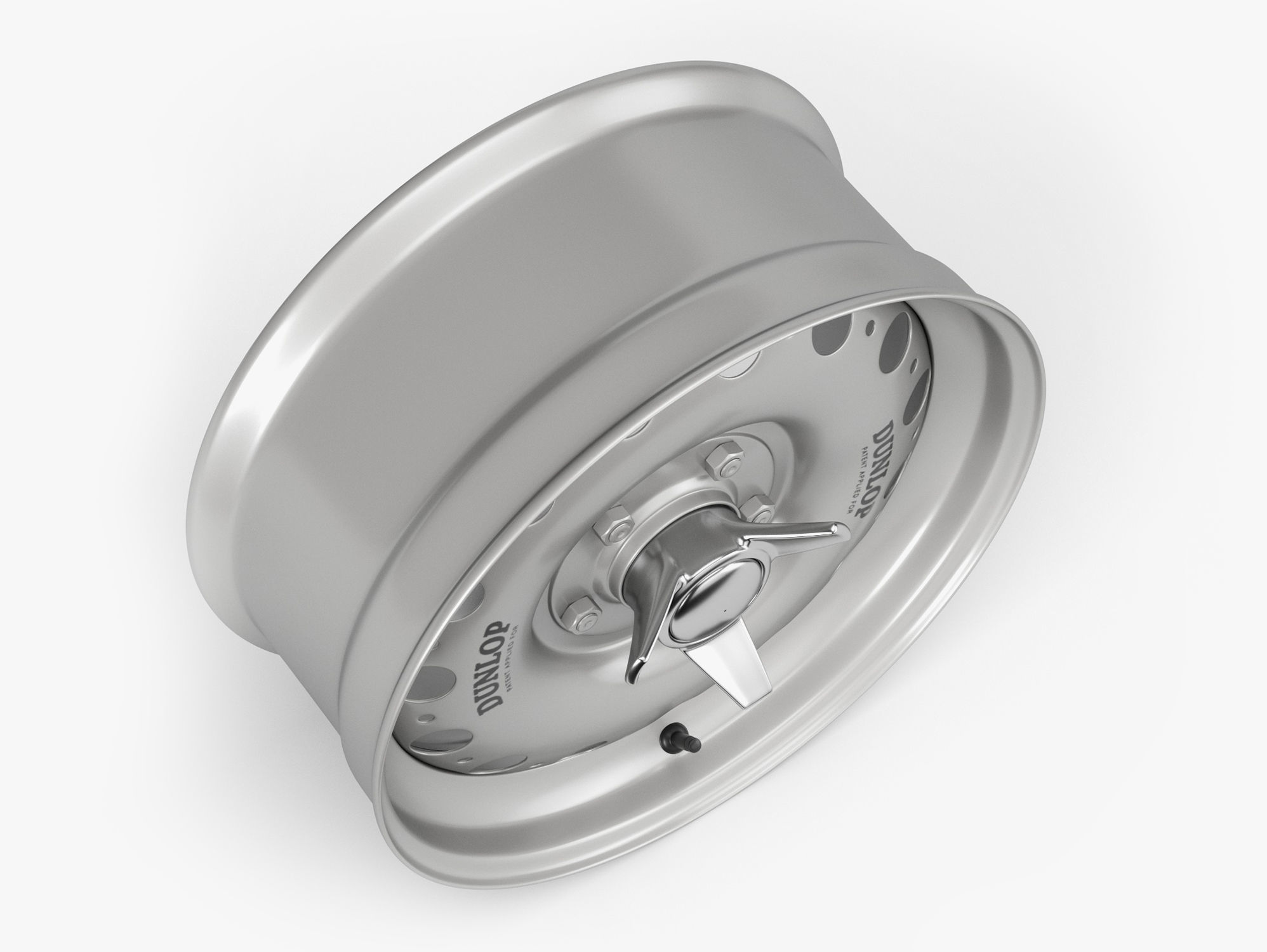 Dunlop D-Type Wheel 3D model | CGTrader