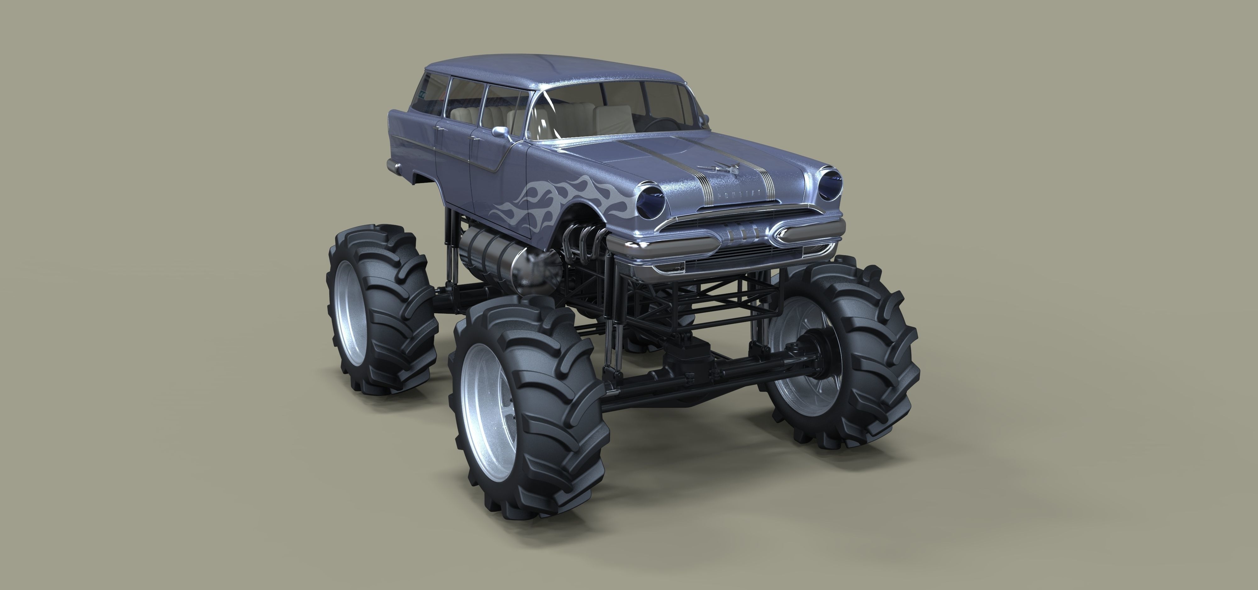 Monster truck 3D model | CGTrader