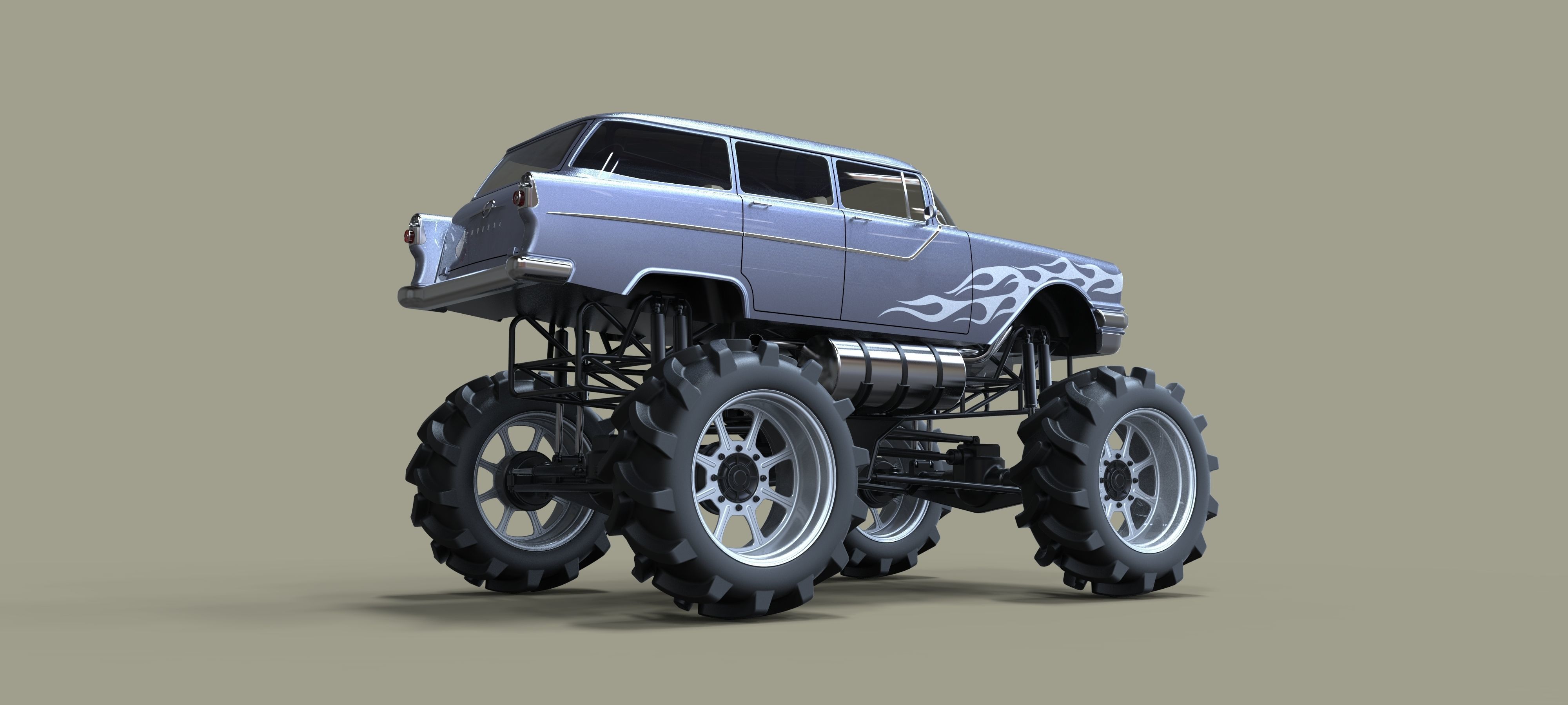 Monster truck 3D model | CGTrader