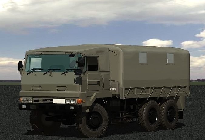Japan Ground Self Defense Force 3500kg Truck 3D model | CGTrader