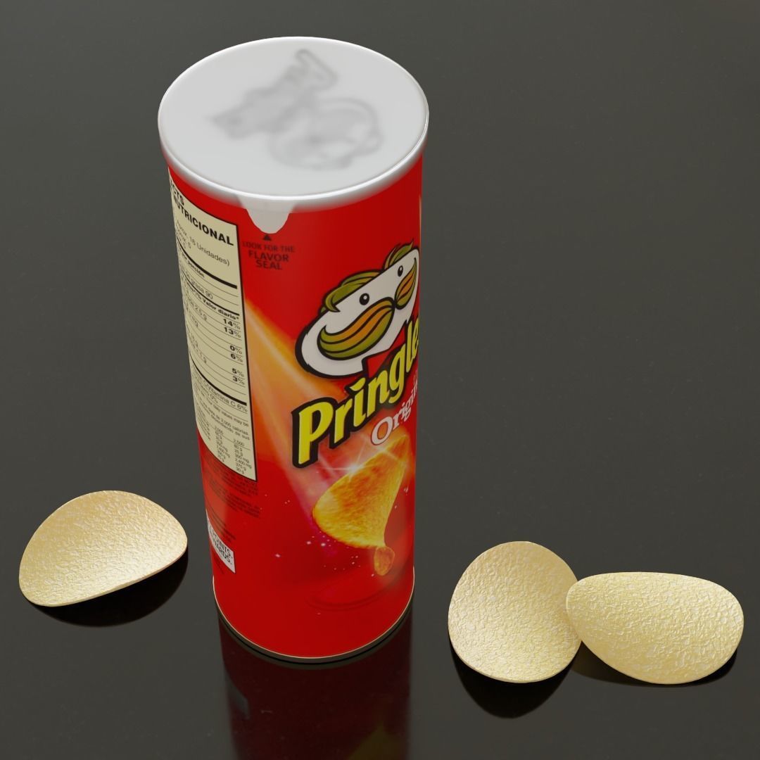 Pringles The Original 3D model | CGTrader