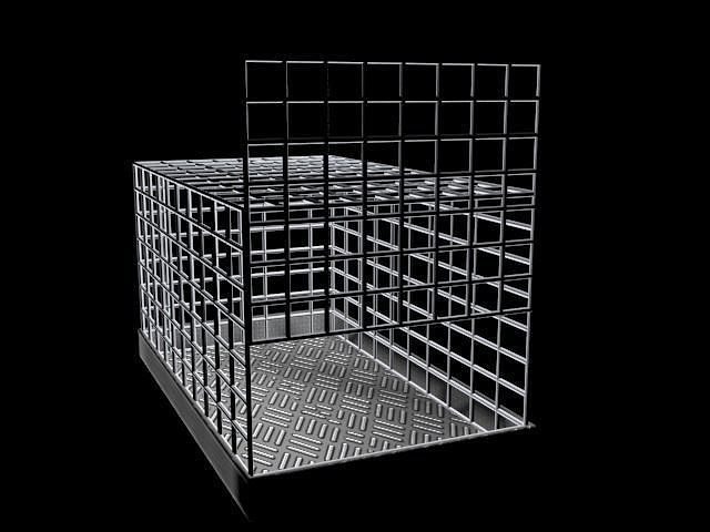 3D model Steel Cage VR / AR / low-poly | CGTrader