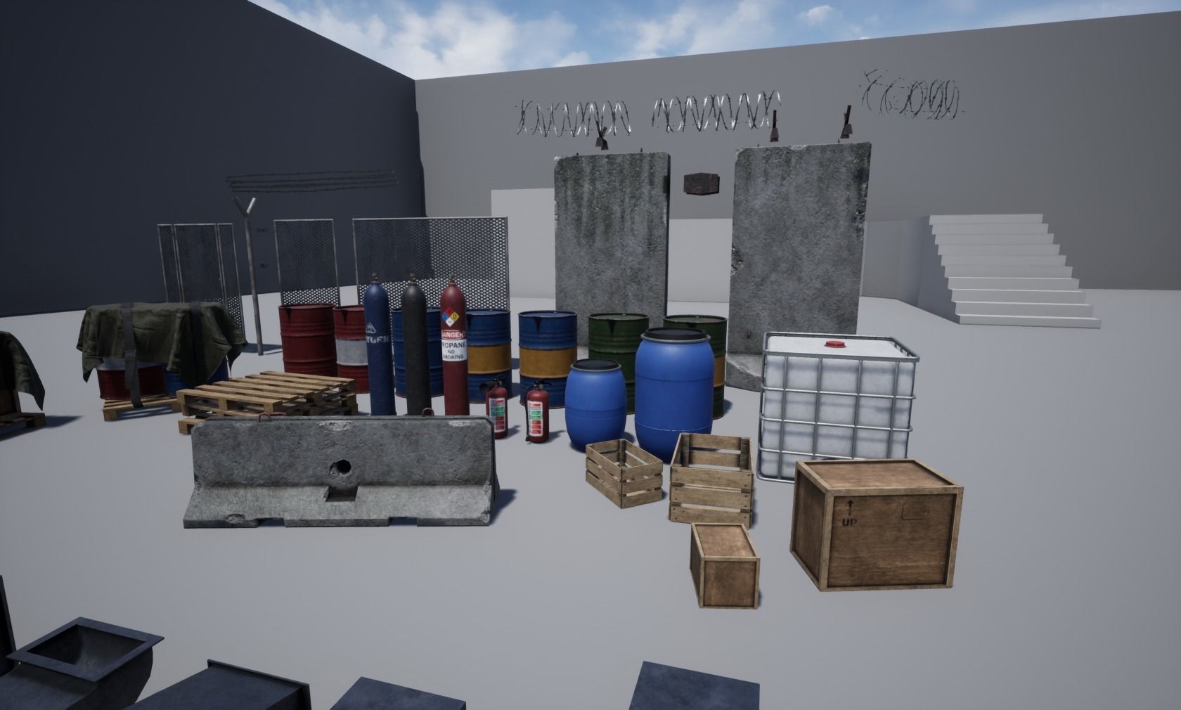 3D model Props Pack 1 VR / AR / low-poly | CGTrader