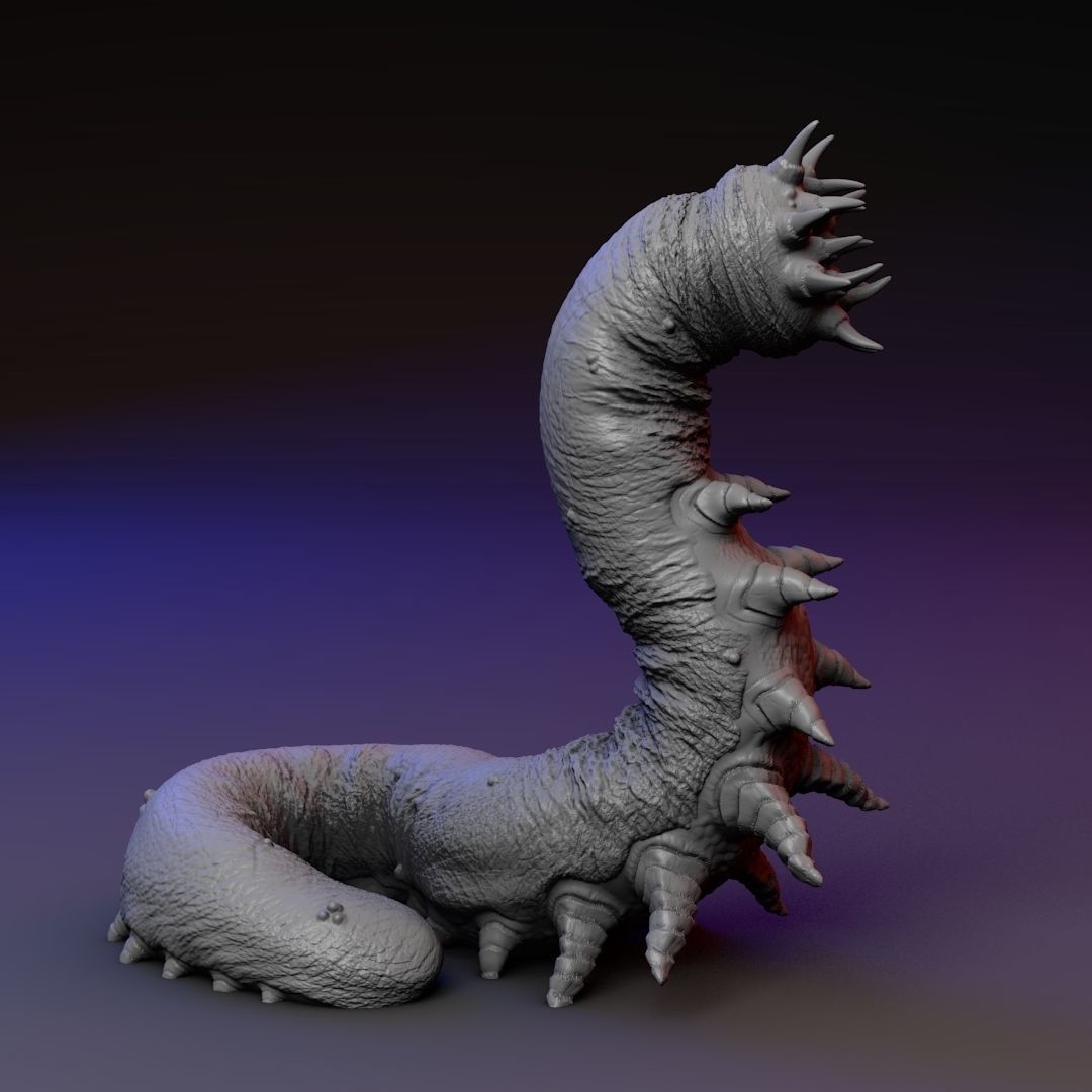 Carrion Eater - Carrion Crawler 3D model 3D printable | CGTrader