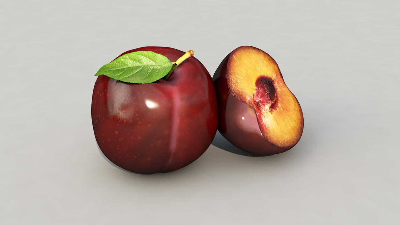 Plum 3D Model 3D model | CGTrader