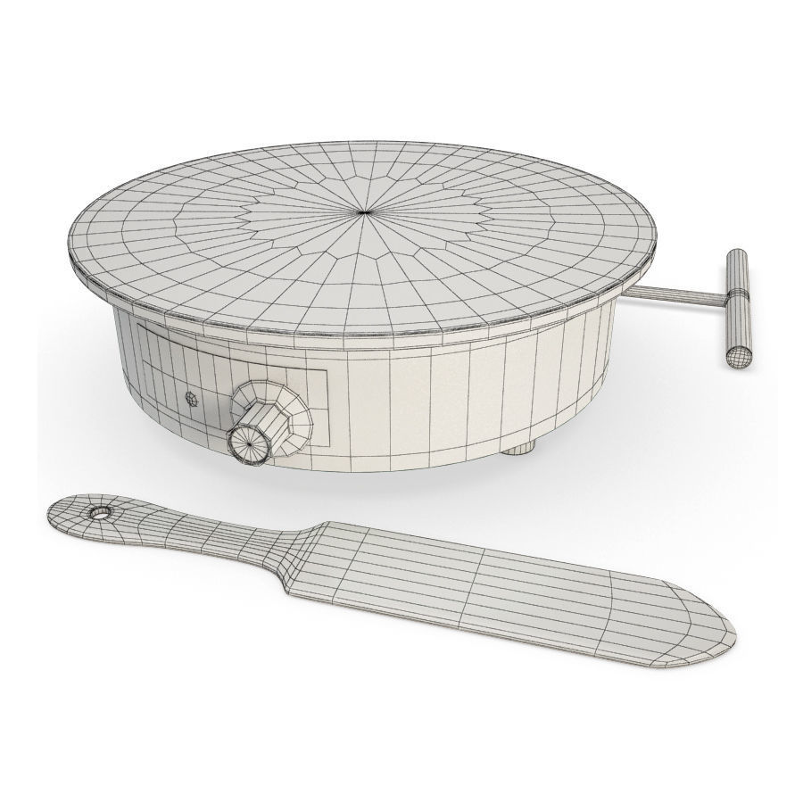 Pancake maker Equipment 3D model | CGTrader