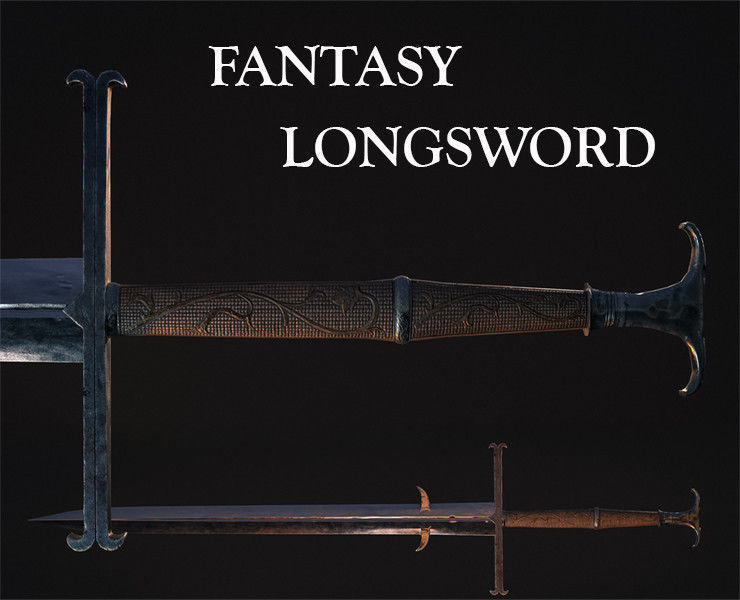 3D asset Fantasy Longsword | CGTrader