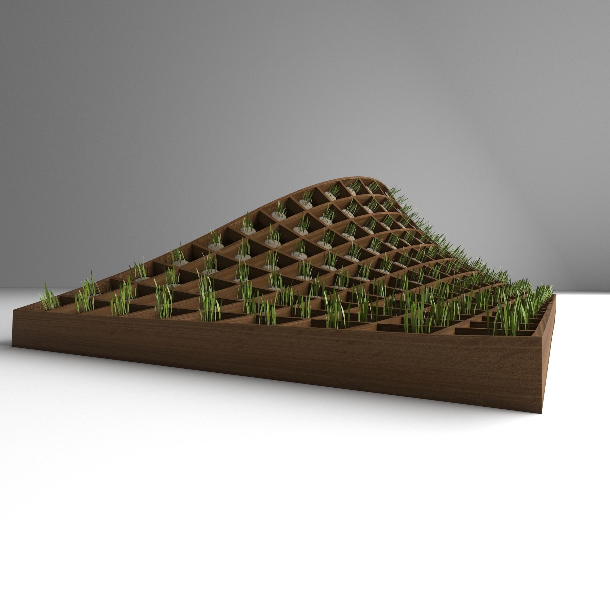 Organic Bench 3D model | CGTrader