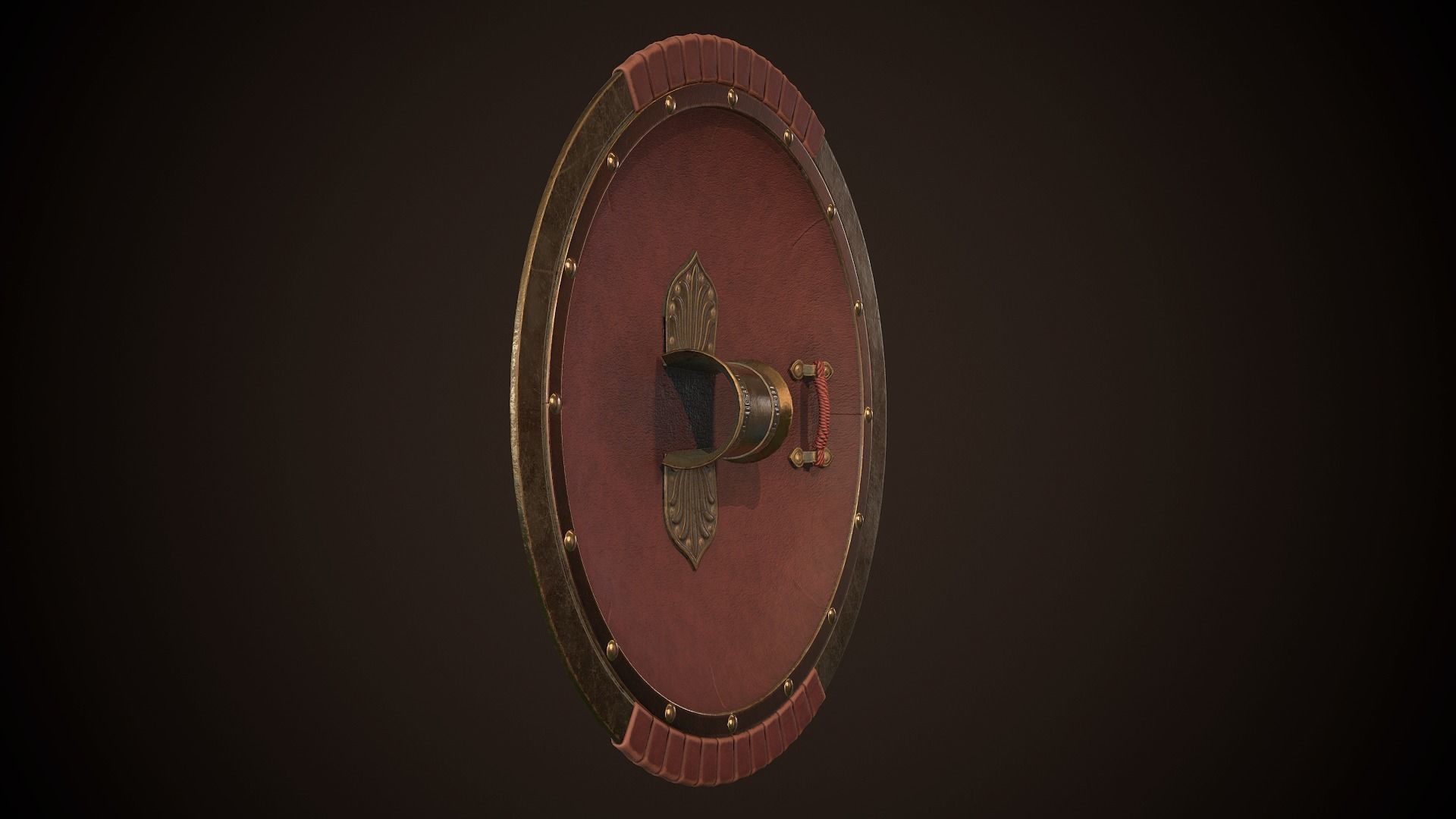3D model Hoplite Shield VR / AR / low-poly | CGTrader