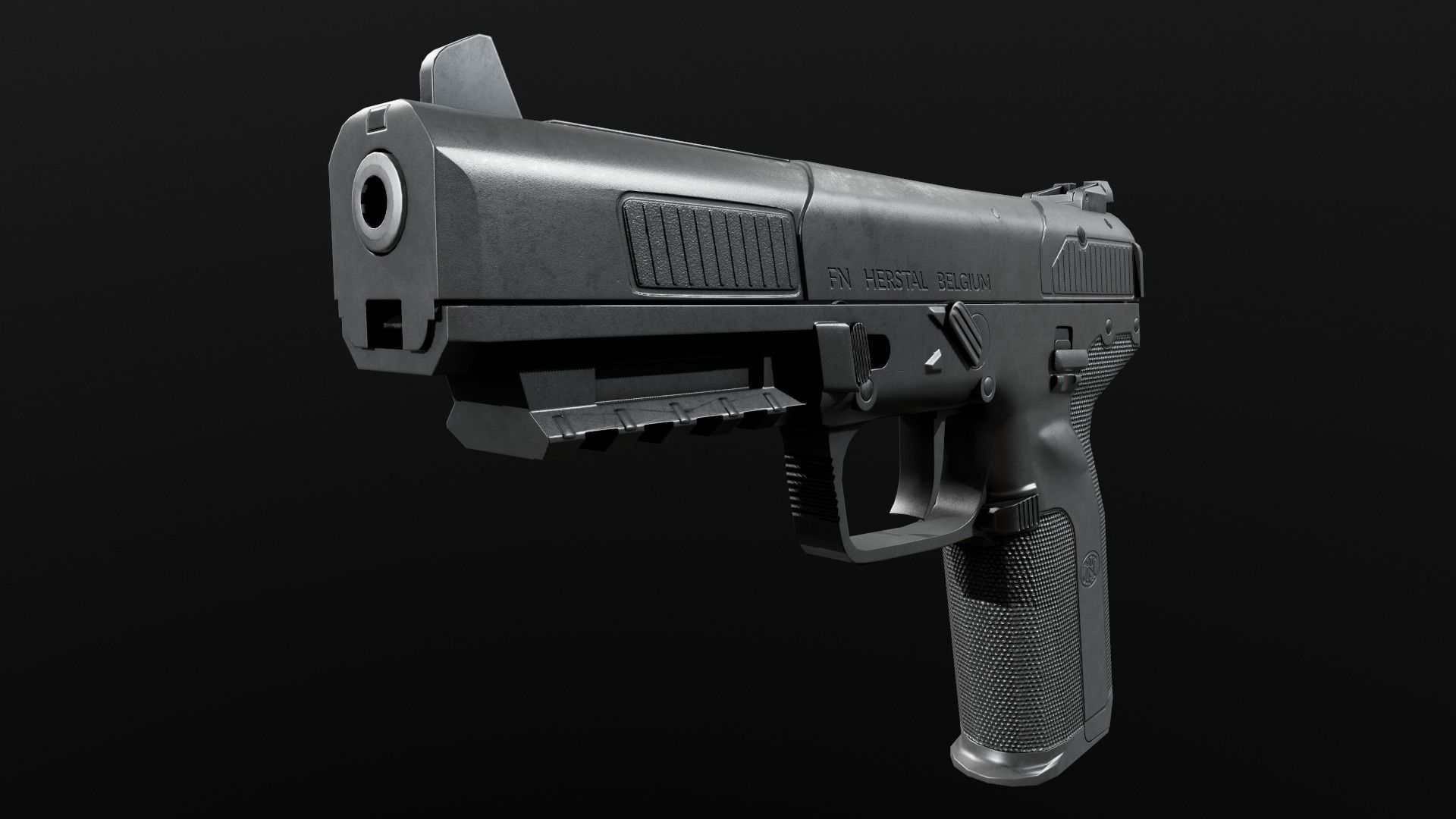 3D model FN Five-Seven MK2 Handgun VR / AR / low-poly | CGTrader