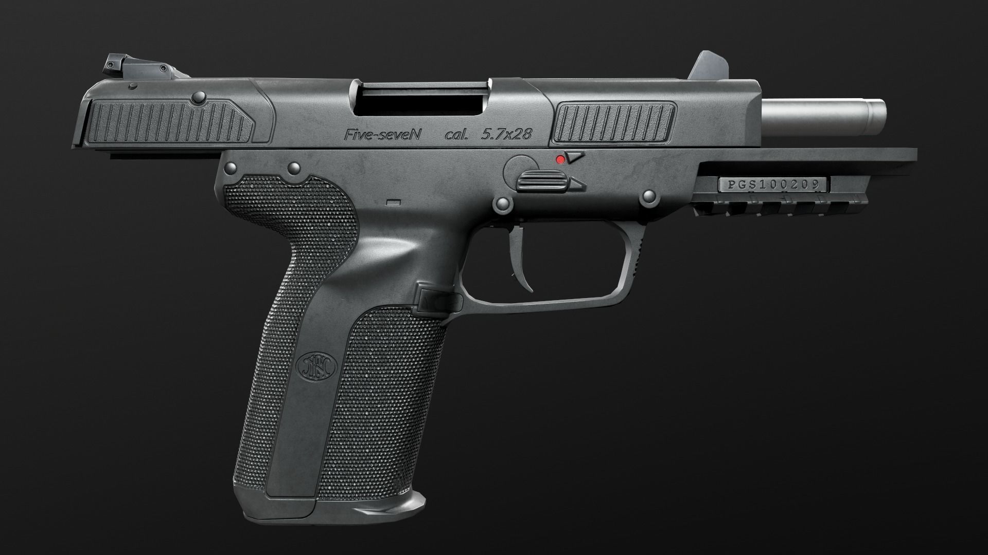 3D model FN Five-Seven MK2 Handgun VR / AR / low-poly | CGTrader