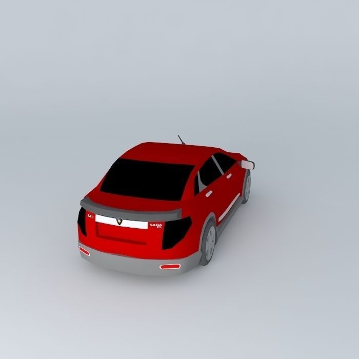 Proton Saga Car Concept free 3D model | CGTrader