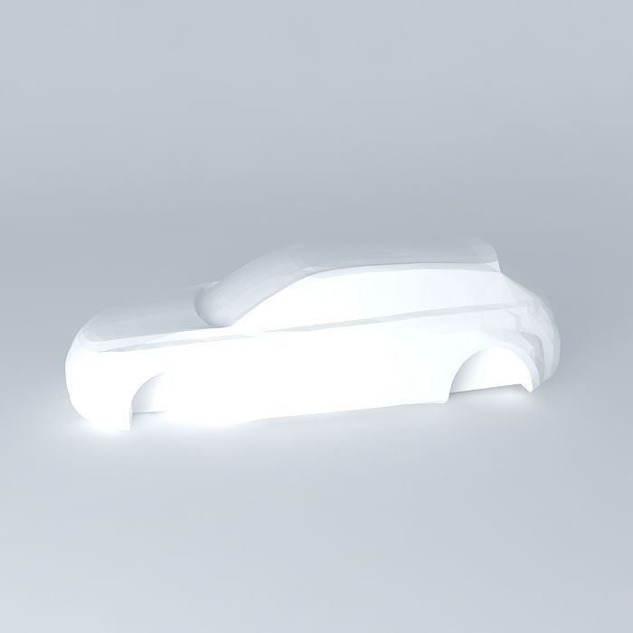 Hatchback Template free 3D model | CGTrader