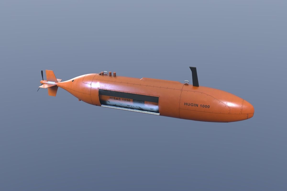 3D model Autonomous Underwater Vehicle - AUV VR / AR / low-poly | CGTrader