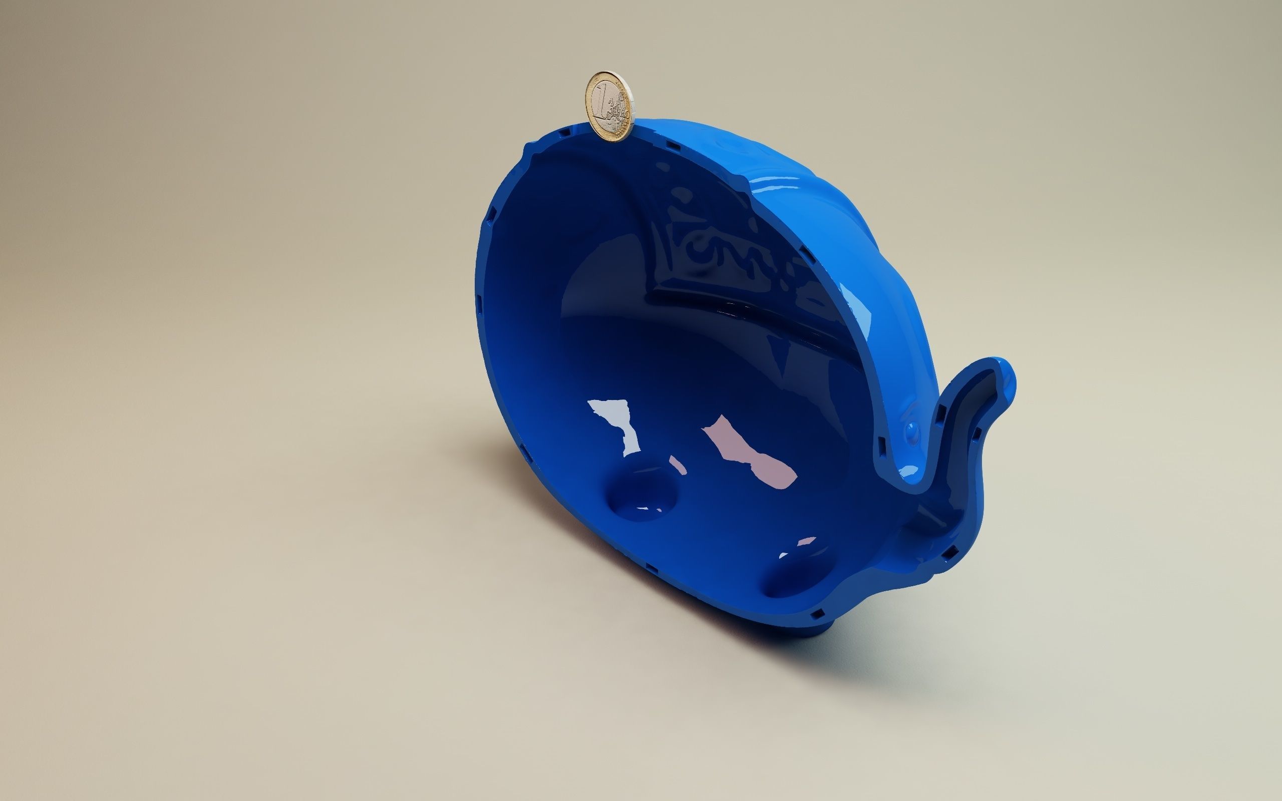 Elephant Coin Bank 3D Printing 3D model 3D printable | CGTrader