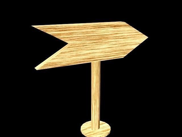 3D model Sign Board VR / AR / low-poly | CGTrader