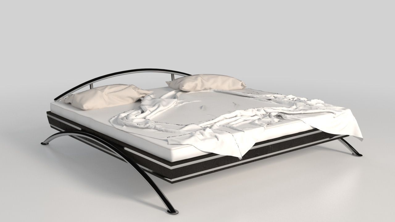 Simple Bed 3d Model Cgtrader